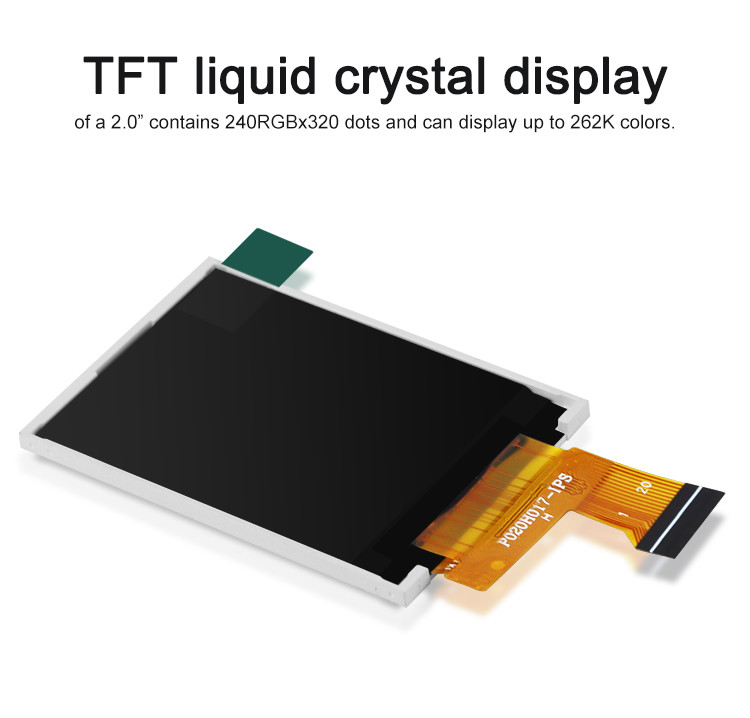Polcd 2.0 inch IPS TFT LCD Display for commercial and industrial use