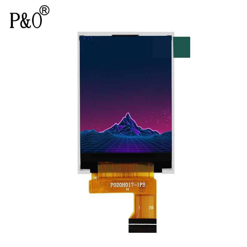 Polcd MCU 8 BIT 2 Inch Tft Display 30.6mm IPS TFT LCD Display