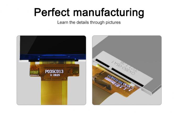 Polcd 320x480 3.5 Inch TFT Panel Spi 8 / 9 / 16 / 18 Parallel Interface LCD Display