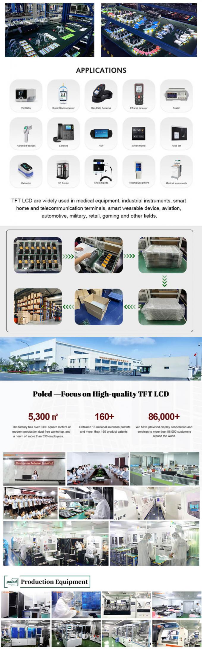 3.5inch Ips Touch Screen 320x480 Lcm Modules Ili9488 Mcu Spi Interface