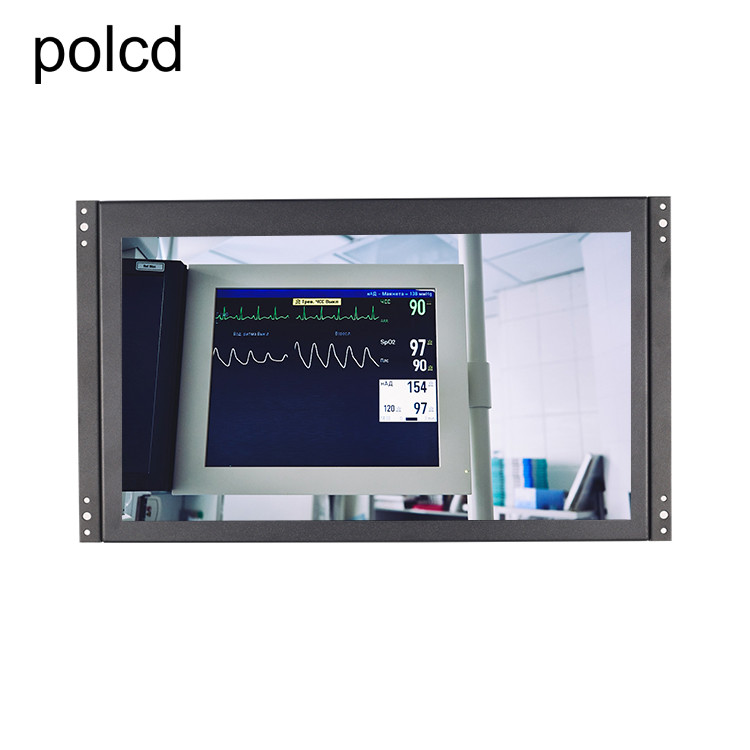 Polcd 14 Inch Full HD 1920x1080 Metal Case Industrial LCD Monitor With ...
