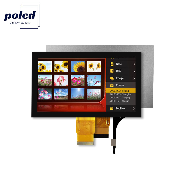 Polcd 7'' Tft Lcd Panel 800x480 Capacitive Touch Screen RGB interface 7 inch LCD Module Display