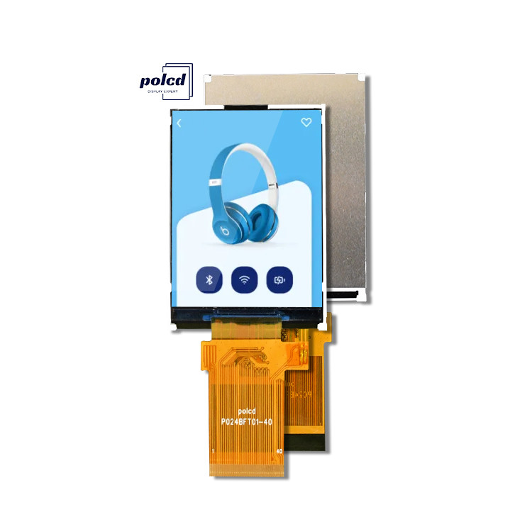 Polcd 2.4 inch LCM Module Transflective SPI MCU Welding 20pin Resolution 240x320 TFT LCD Screen
