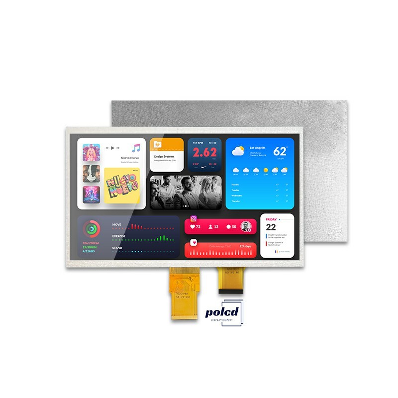 Polcd 1024X600 10.1 Inch LCD Screen EK79001 High Brightness TFT Display