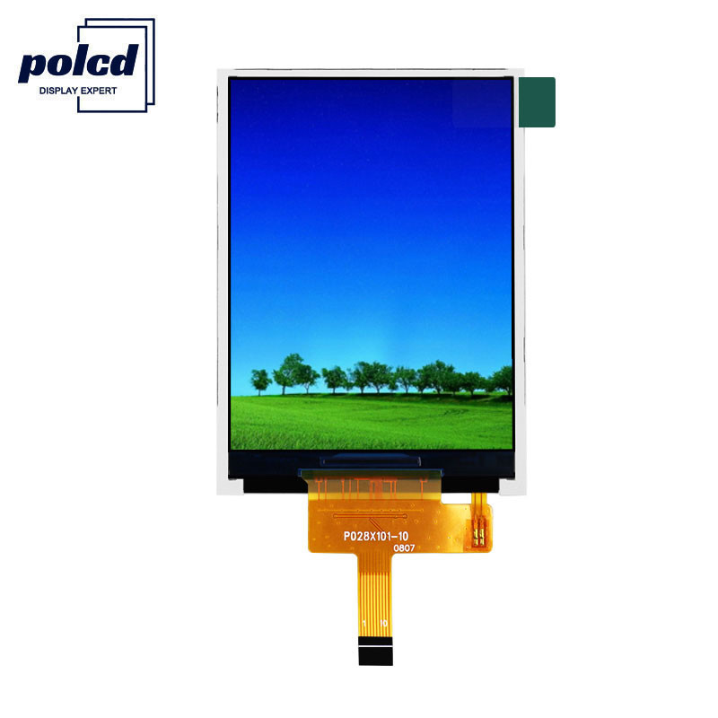 Polcd RoHS 2.8 Inch LCD Display 300cd/M High Brightness LCD Monitor