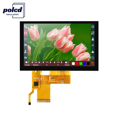 Polcd Pixel 800x480 Tft Capacitive Touch RGB 24 Bit 4.3 Tft Lcd Touch Screen